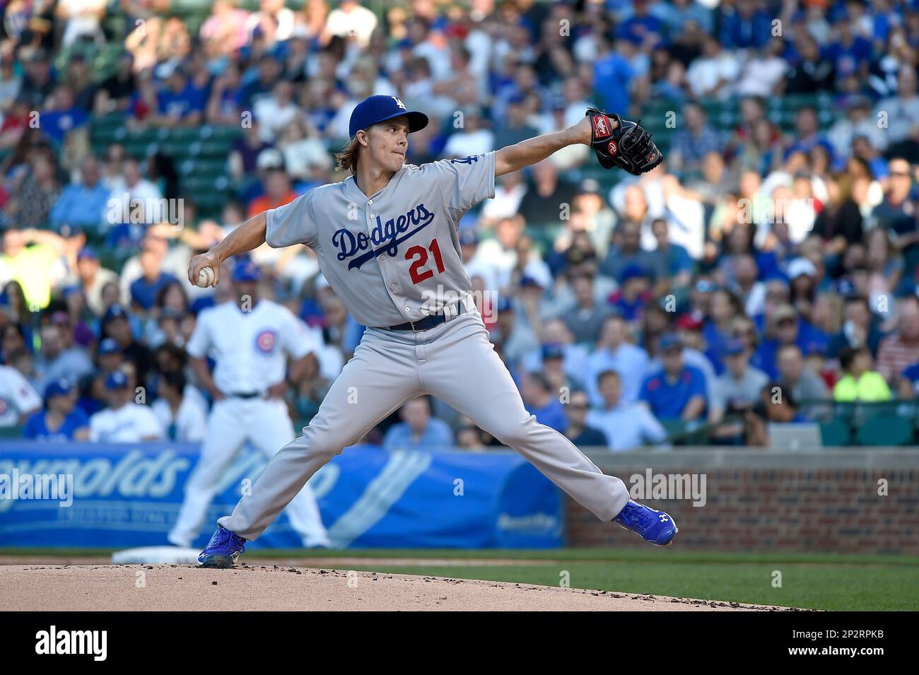 23 June 2015: Los Angeles Dodgers starting pitcher Zack Greinke (21 ...