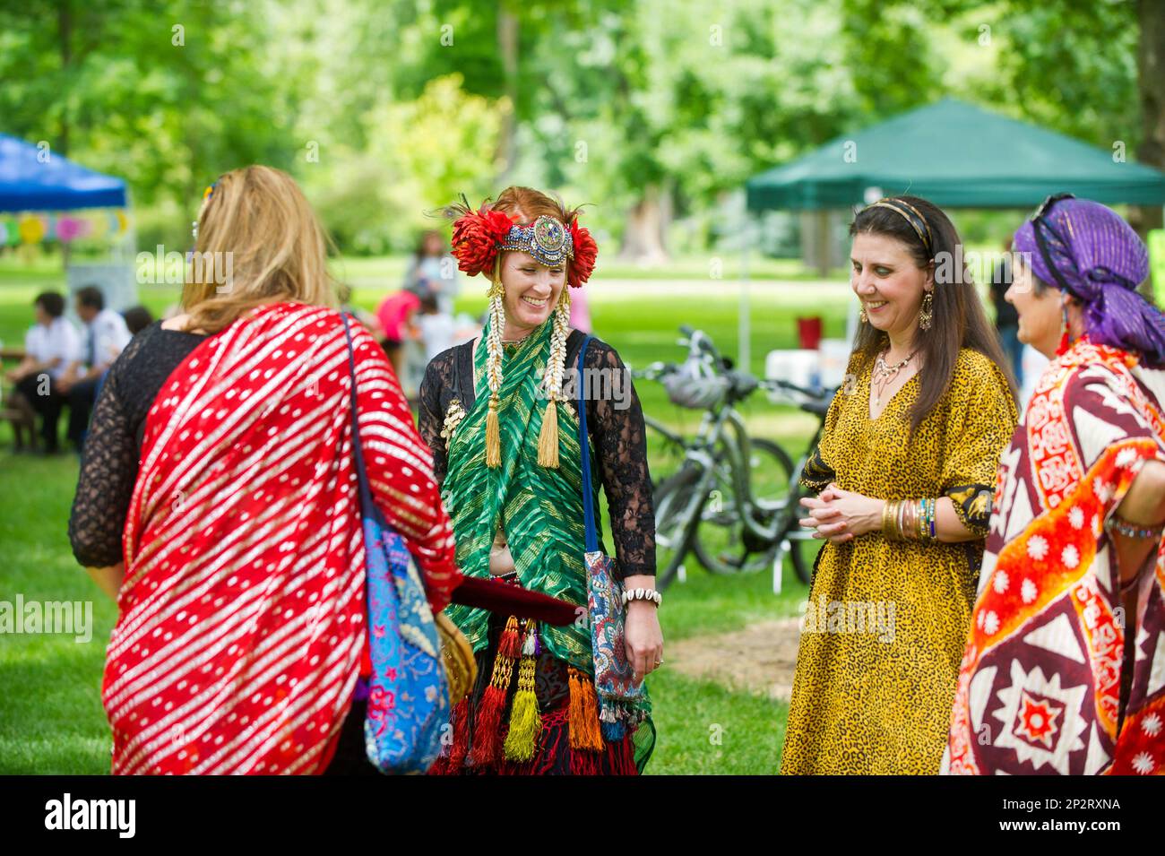 From left: Barbara Dunlap, Kari Arns, Hanan Valiant, and Carla Houchin ...