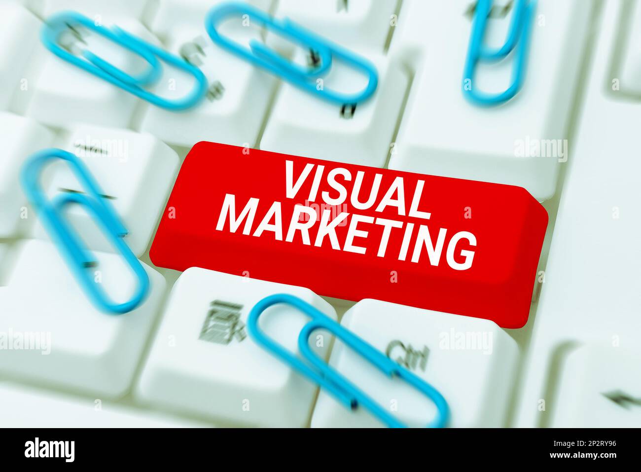 Handwriting text Visual Marketing. Business showcase connecting ...