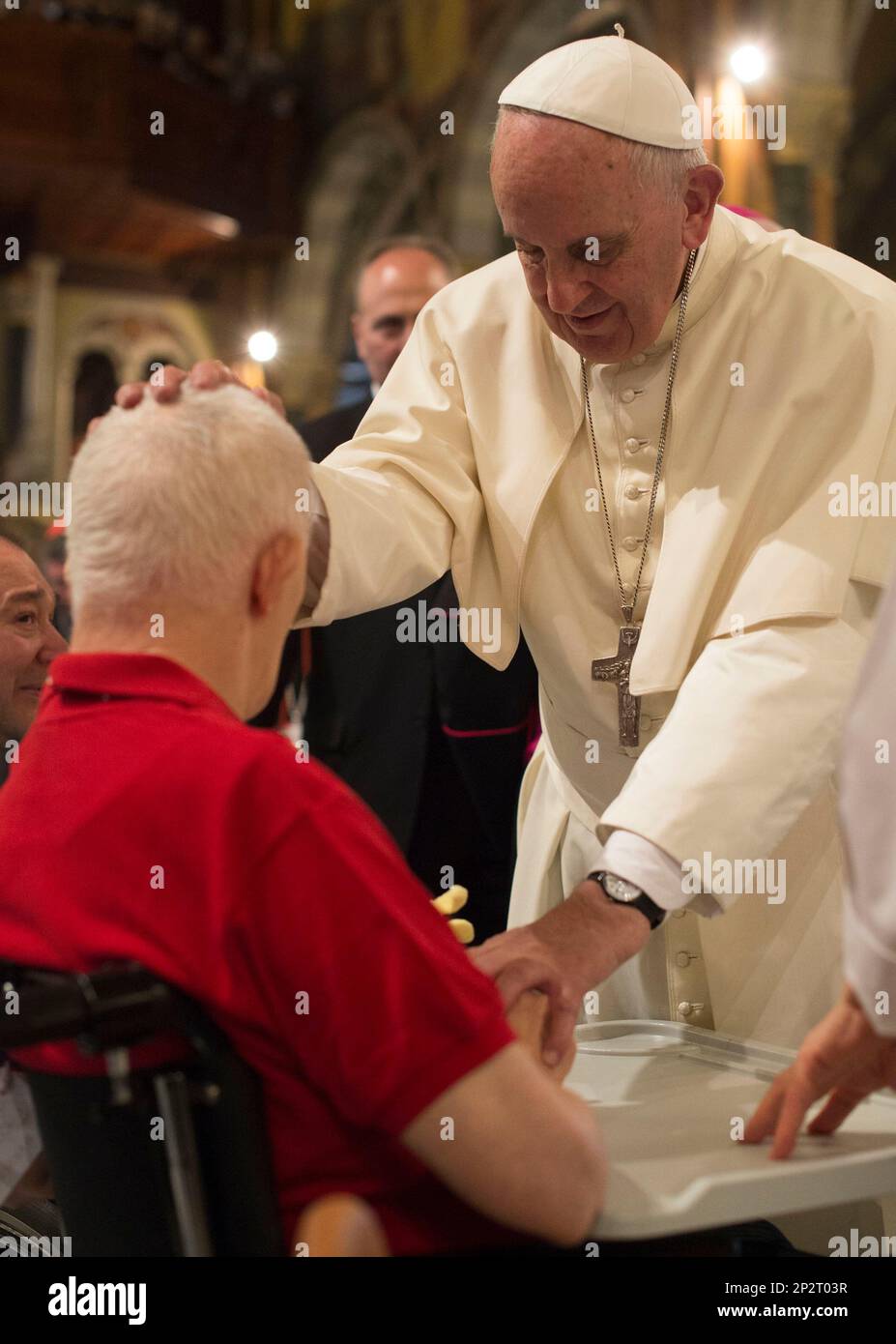 In this pool photo taken Sunday, June 21, 2015, and made available ...