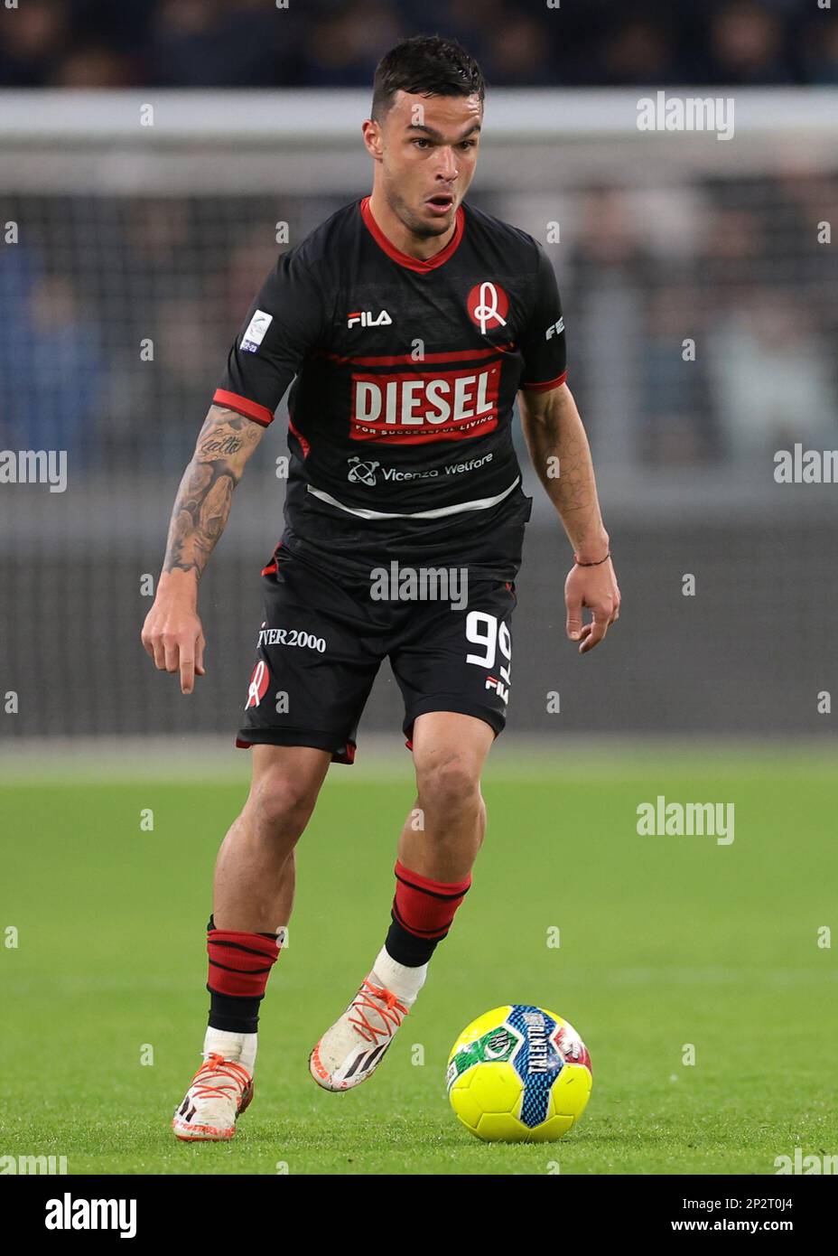Turin, Italy, 2nd March 2023. Matteo Della Morte of Vicenza during the ...
