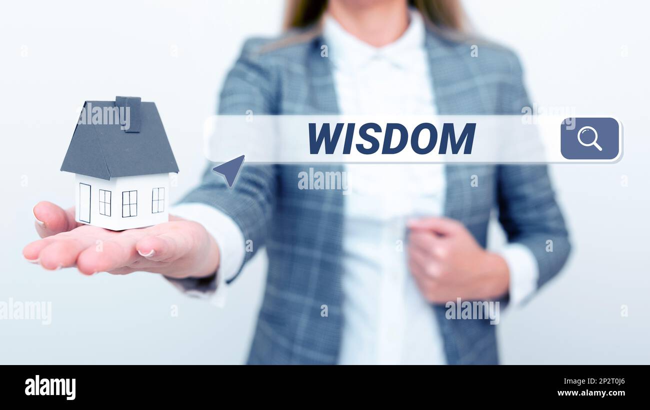 Inspiration showing sign Wisdom. Business showcase quality having ...