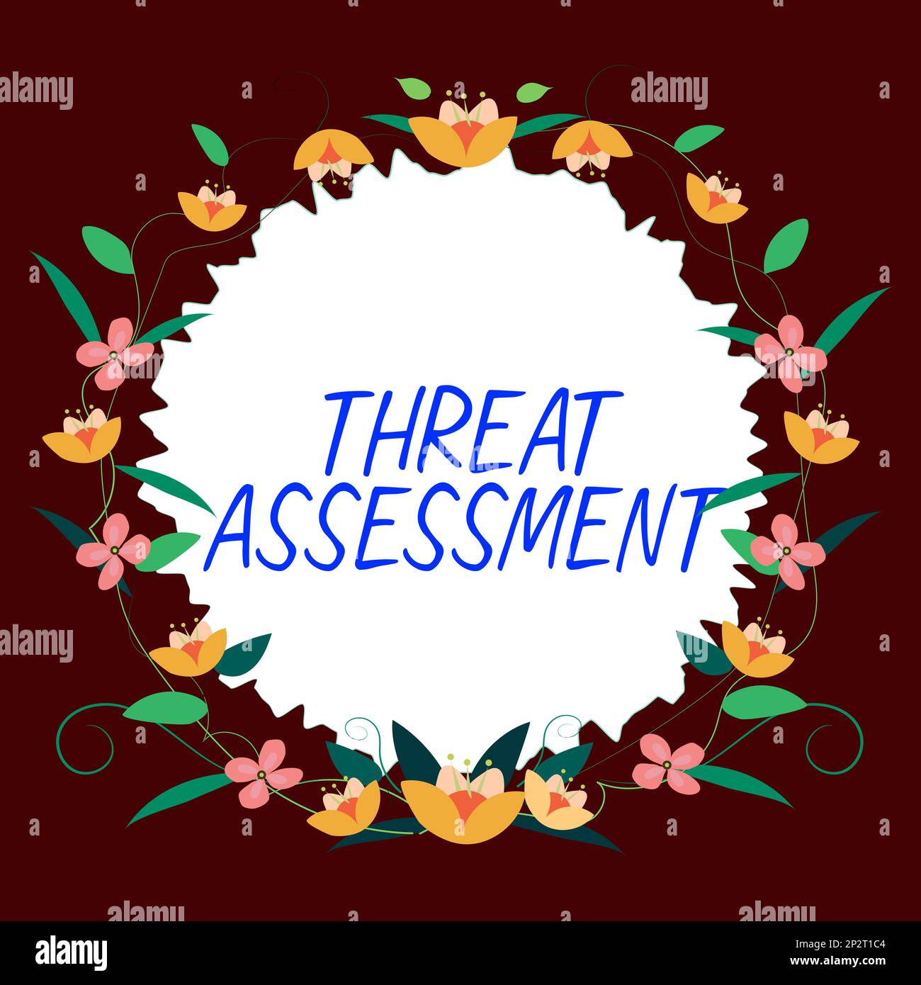 Text showing inspiration Threat Assessment. Word Written on determining ...