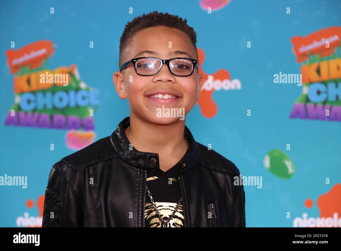 George Johnston IV arrives at the Nickelodeon Kids' Choice Awards on ...