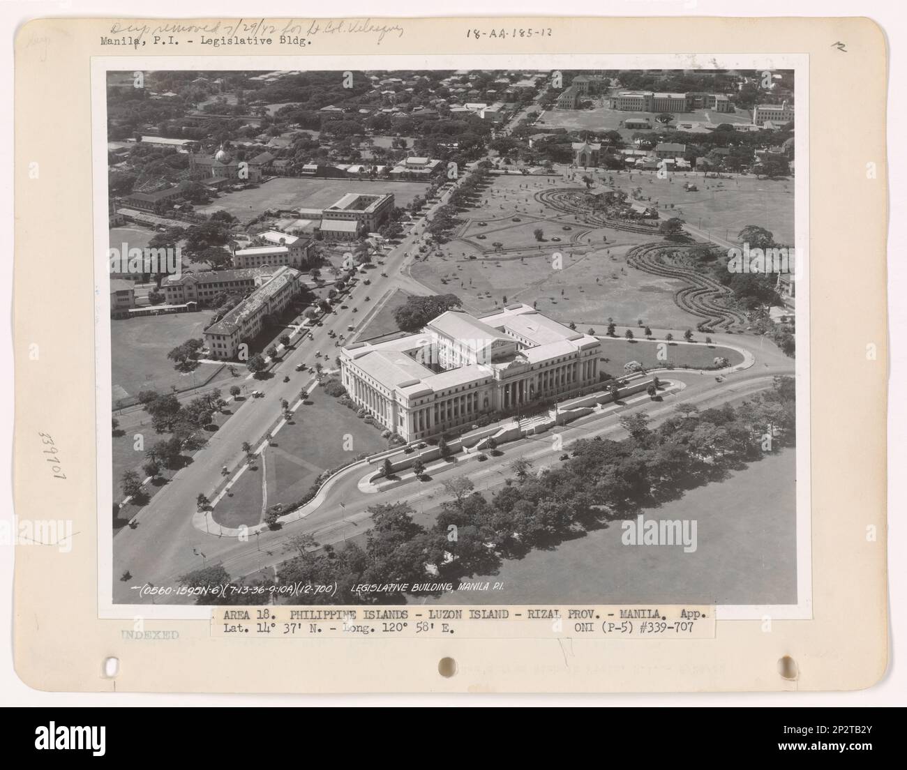 Philippine Island - Manila, Aerial Photograph Stock Photo - Alamy