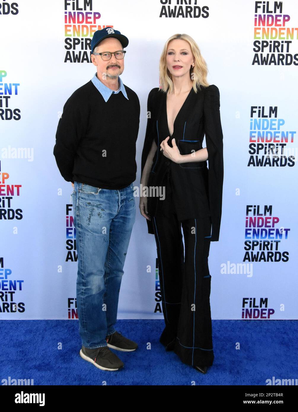 Santa Monica, California, USA 4th March 2023 Director Todd Field and Actress Cate Blanchett ...