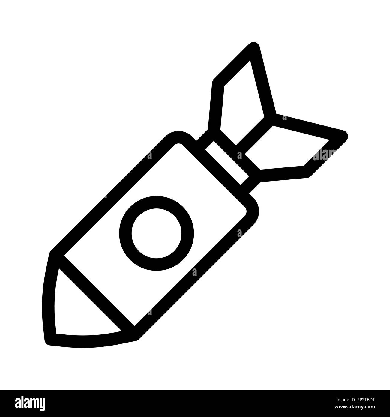 Missile icon Stock Vector Images - Alamy