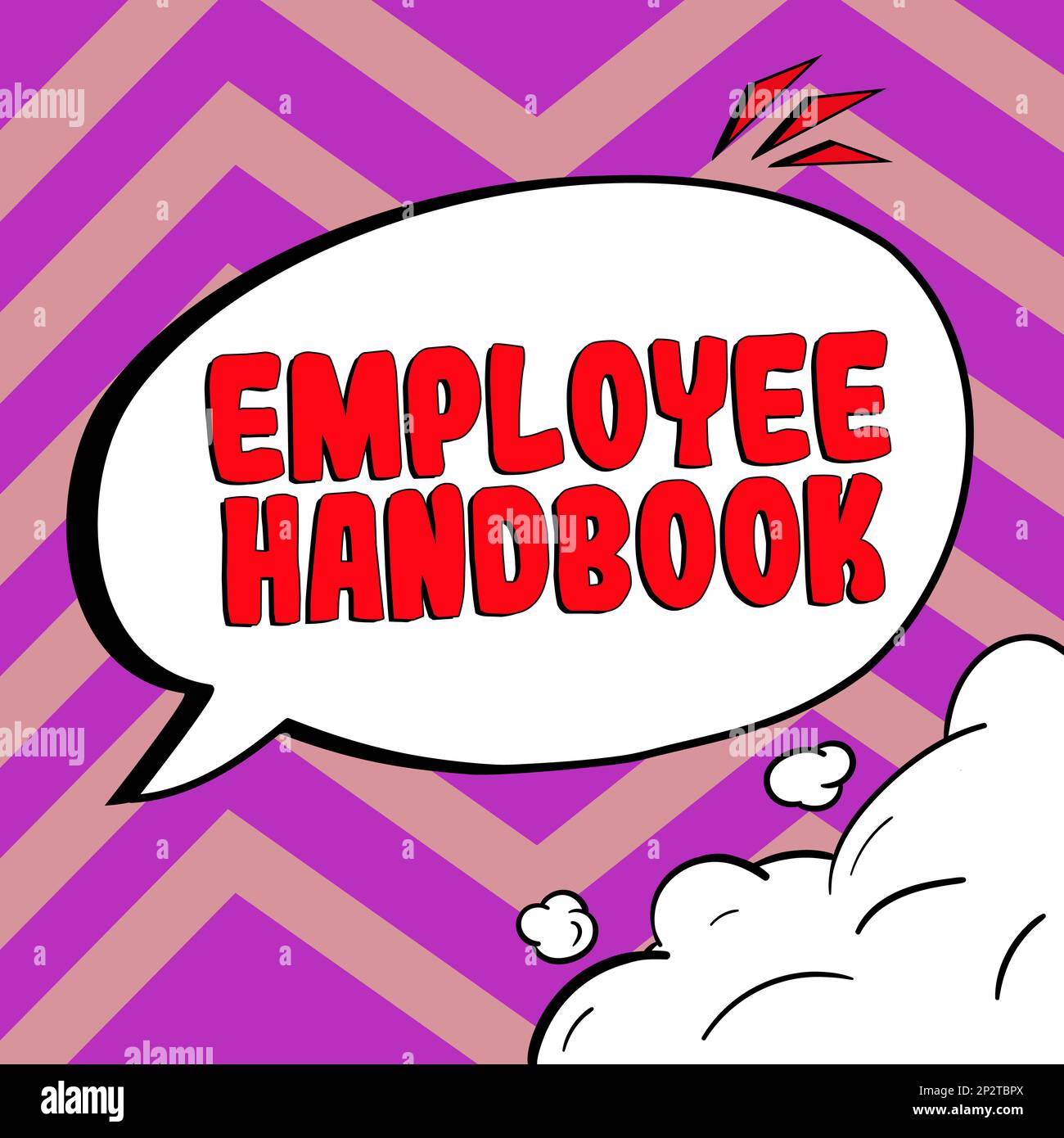 Sign Displaying Employee Handbook Word Written On Document That Contains An Operating
