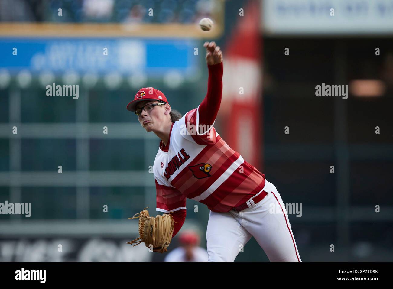 Louisville Cardinals starting pitcher Greg Farone (26) in action ...