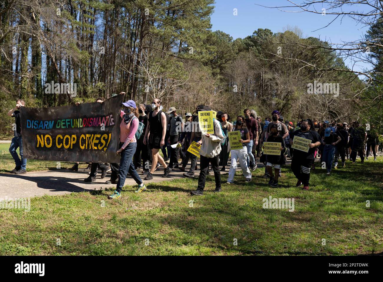 Atlanta, Georgia, USA. 4th Mar, 2023. Hundreds of people marched to ...
