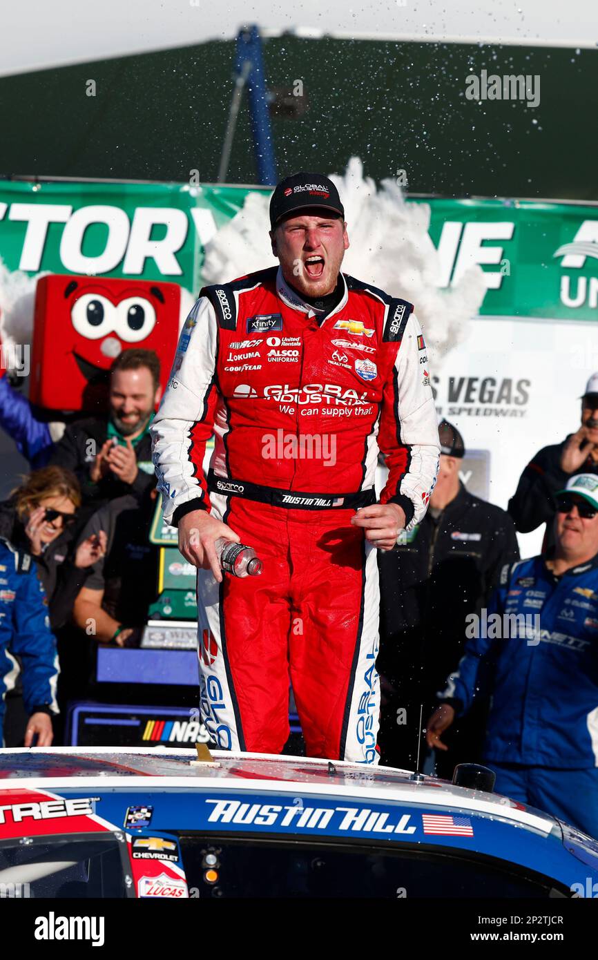 LAS VEGAS, NV - MARCH 04: Austin Hill (#21 Richard Childress Racing ...