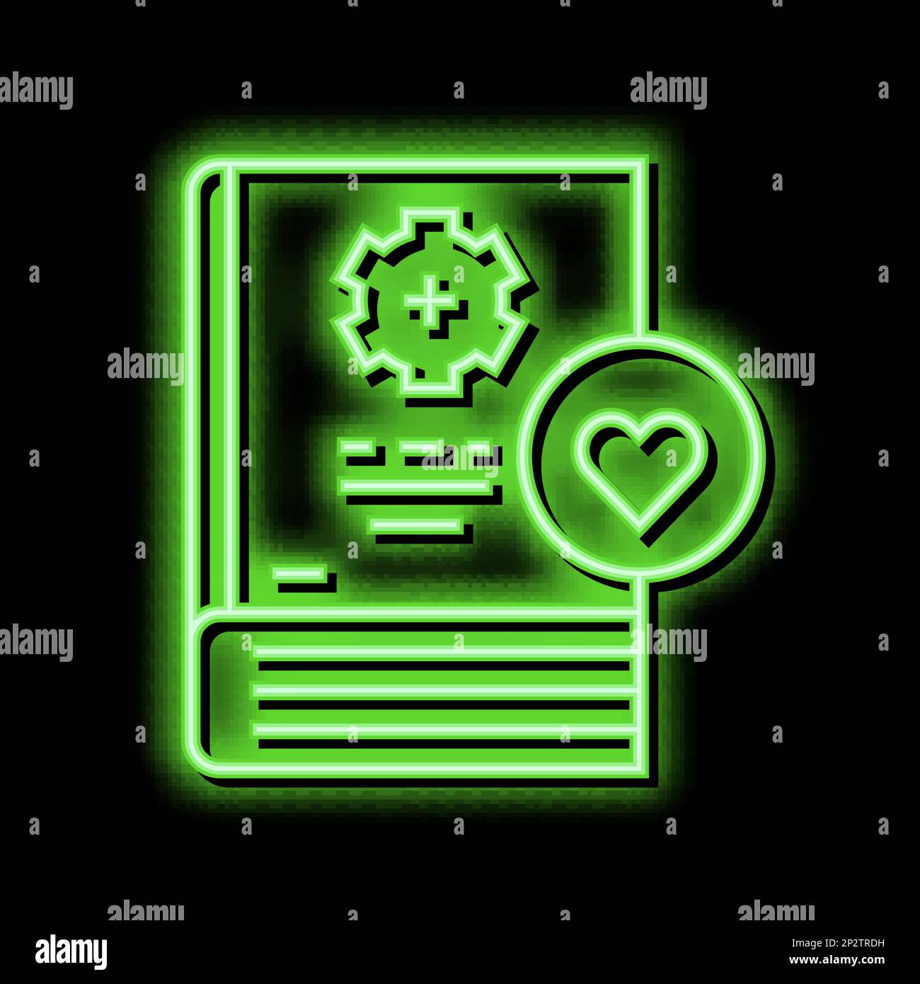 learning soft skill neon glow icon illustration Stock Vector Image ...