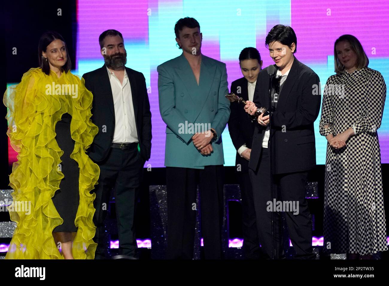 Adele Romanski, from left, Mark Ceryak, Paul Mescal, Frankie Corio ...