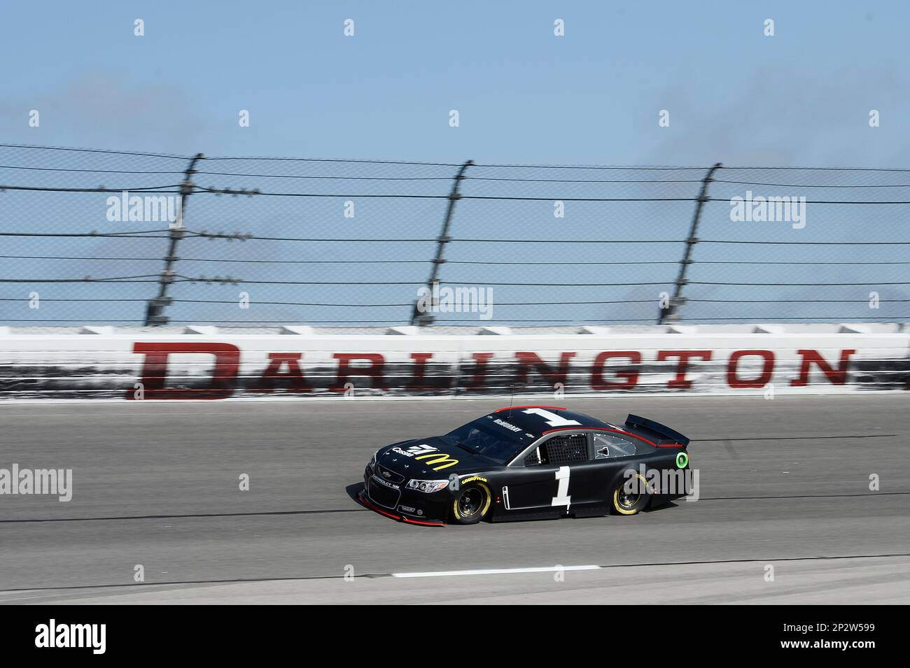 June 10: Jamie McMurray (1) during a Nascar Test at Darlington Raceway ...