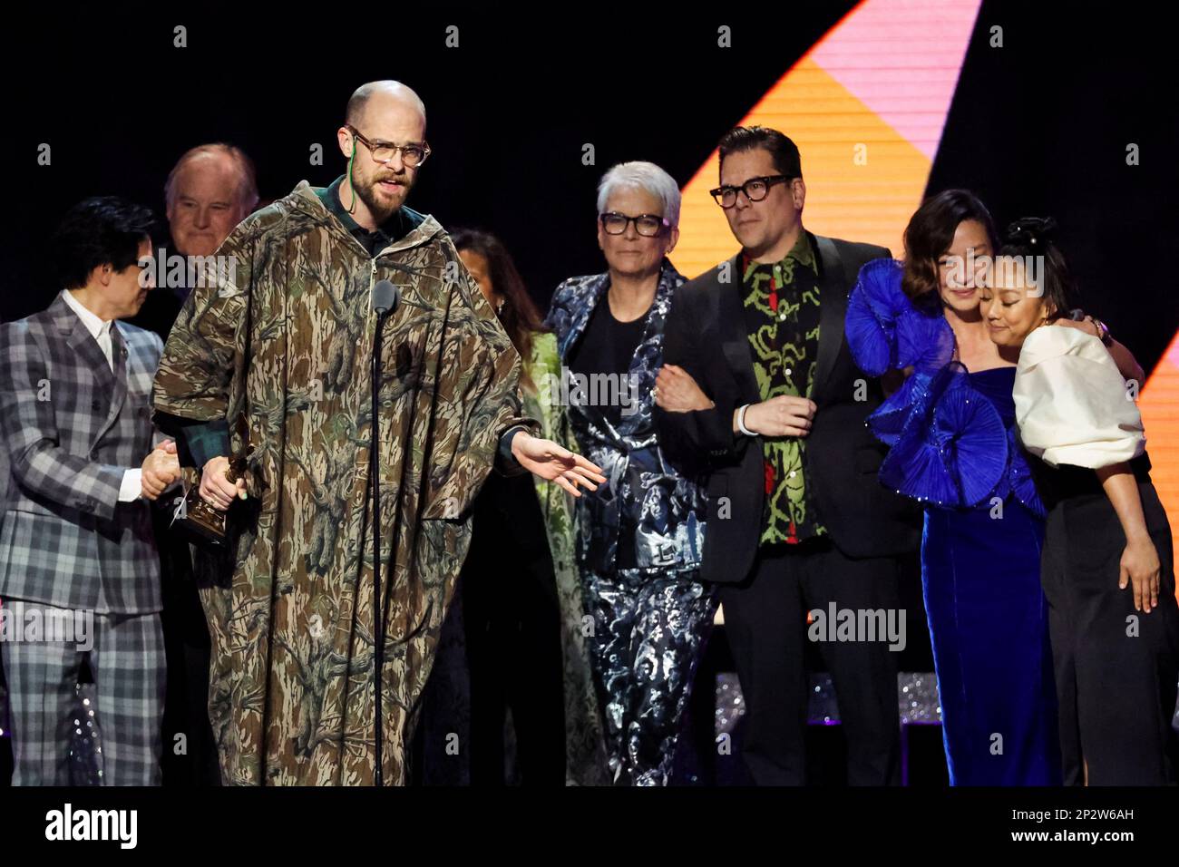 Daniel Scheinert speaks after receiving the Best Feature award for ...