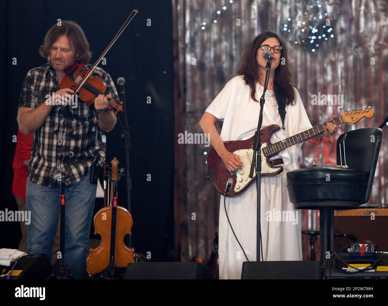 Victoria Williams performs at the 2010 Stagecoach Music Festival at the ...