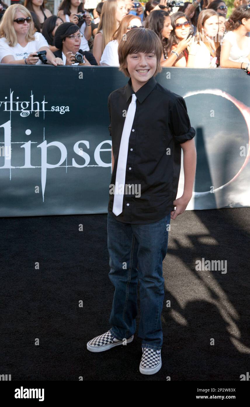Greyson Chance arrives for the Los Angeles Premiere of 'The Twilight ...