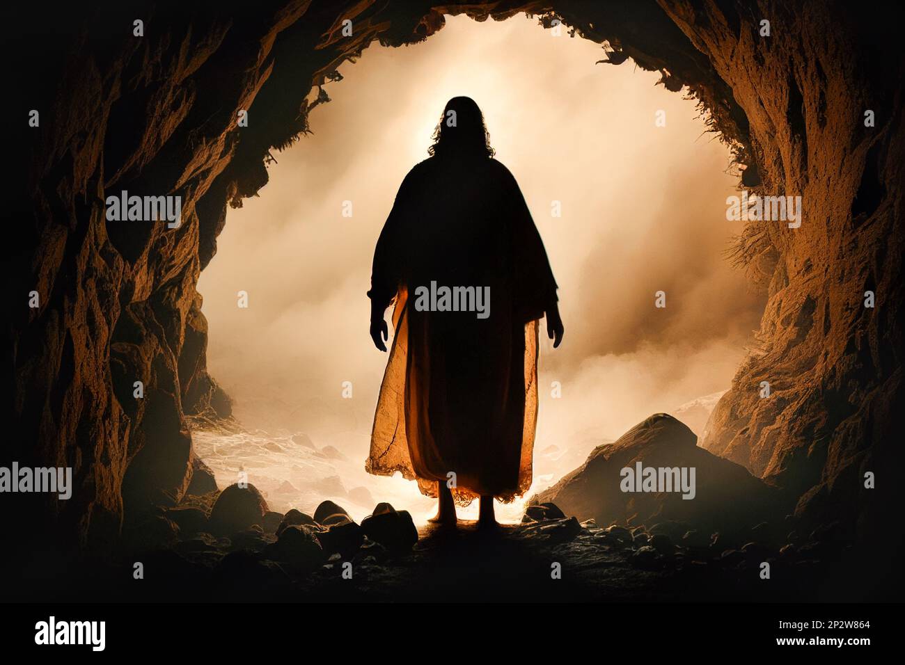 Jesus rising from dead hi-res stock photography and images - Alamy