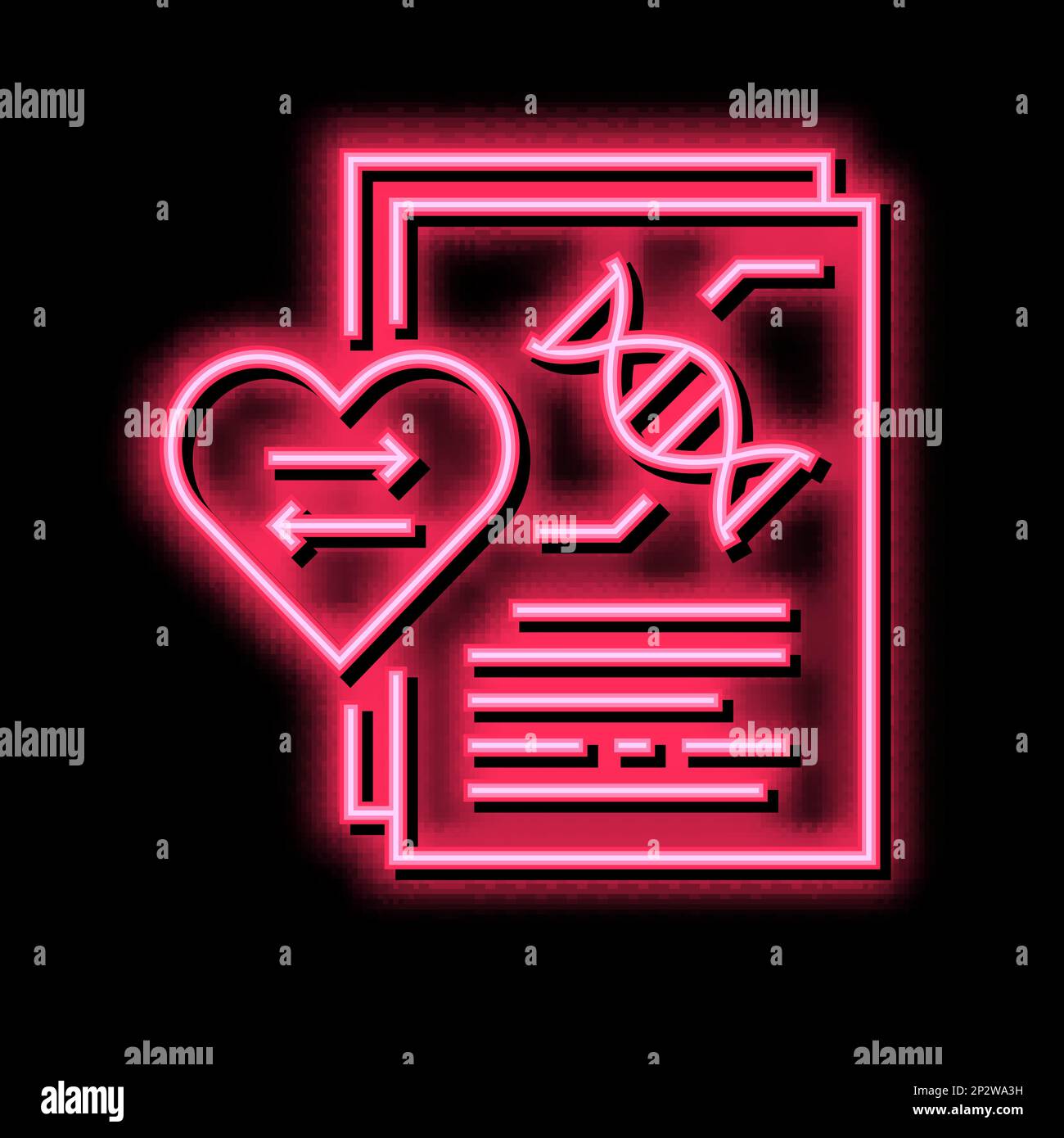 Heart transplant container Stock Vector Images - Alamy