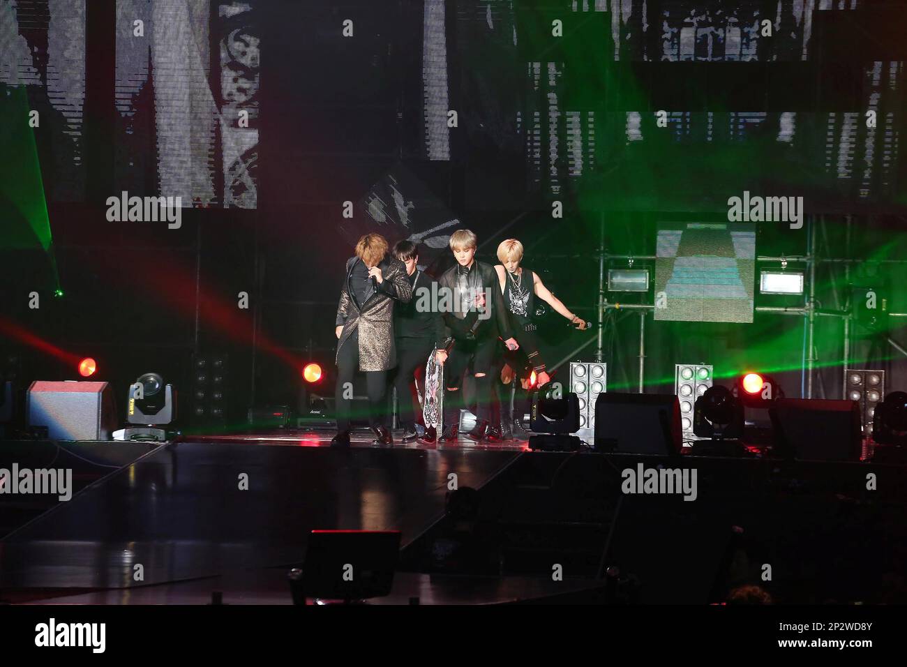 Korea idol group BEAST world tour concert in Taipei, Taiwan, China on ...