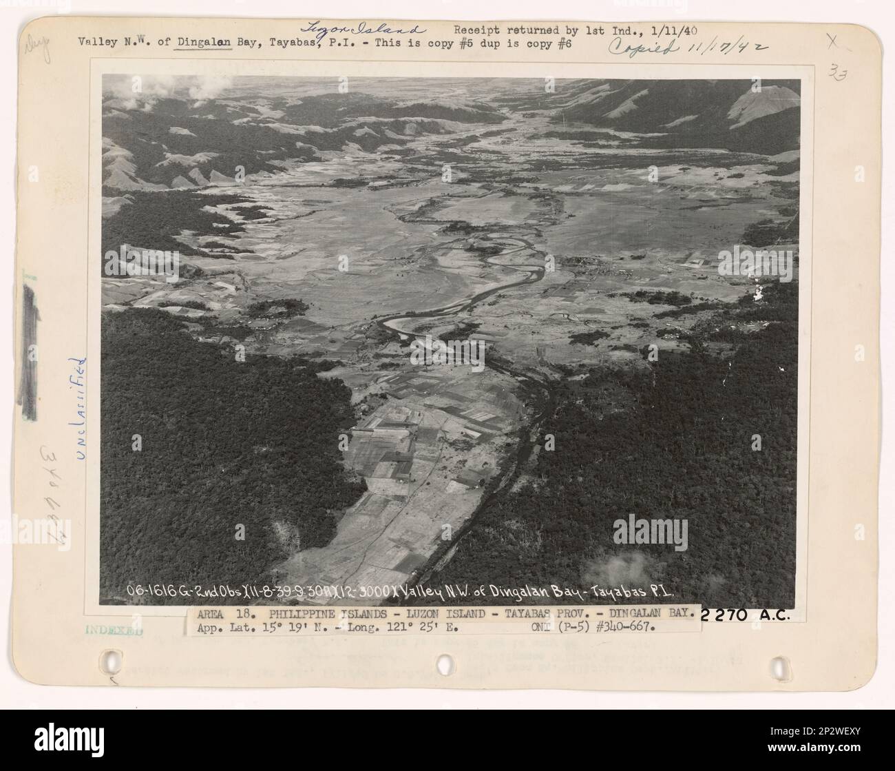 Philippine Island - Luzon Island, Aerial Photograph Stock Photo - Alamy