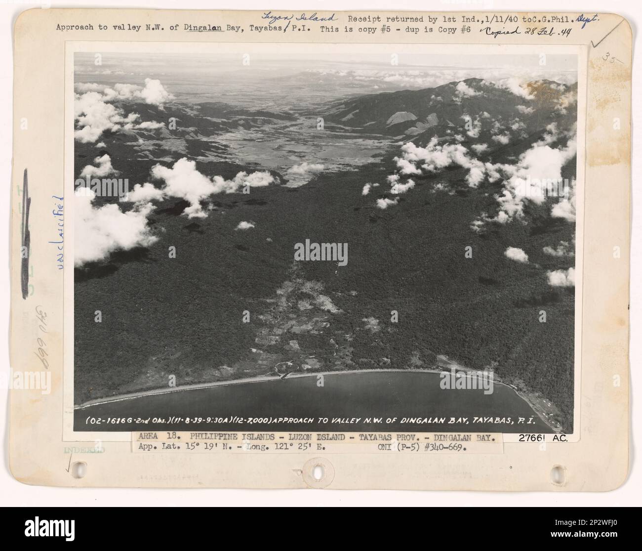 Philippine Island - Luzon Island, Aerial Photograph Stock Photo - Alamy