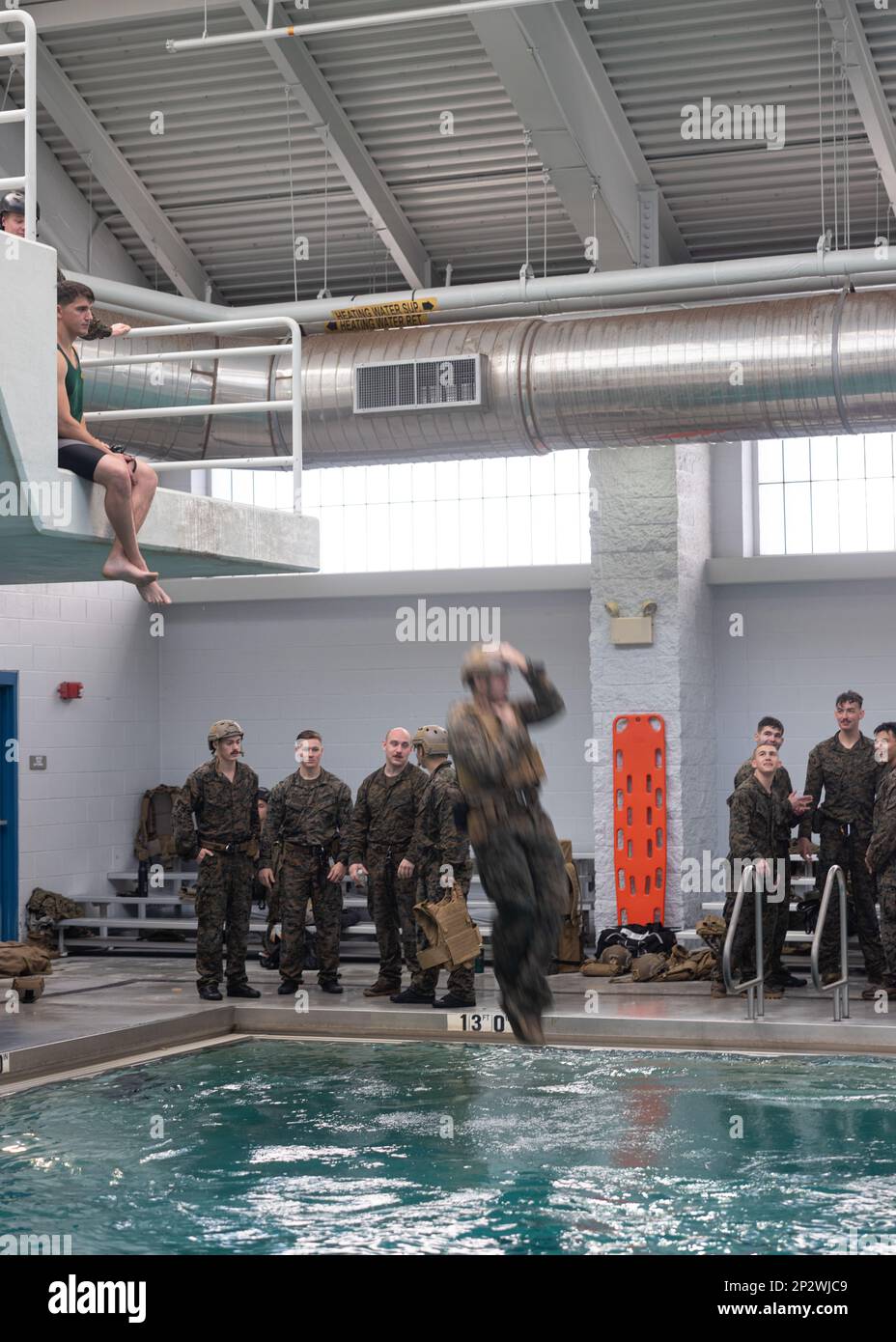 A U.S. Marine with Maritime Special Purpose Force (MSPF), 26th Marine ...