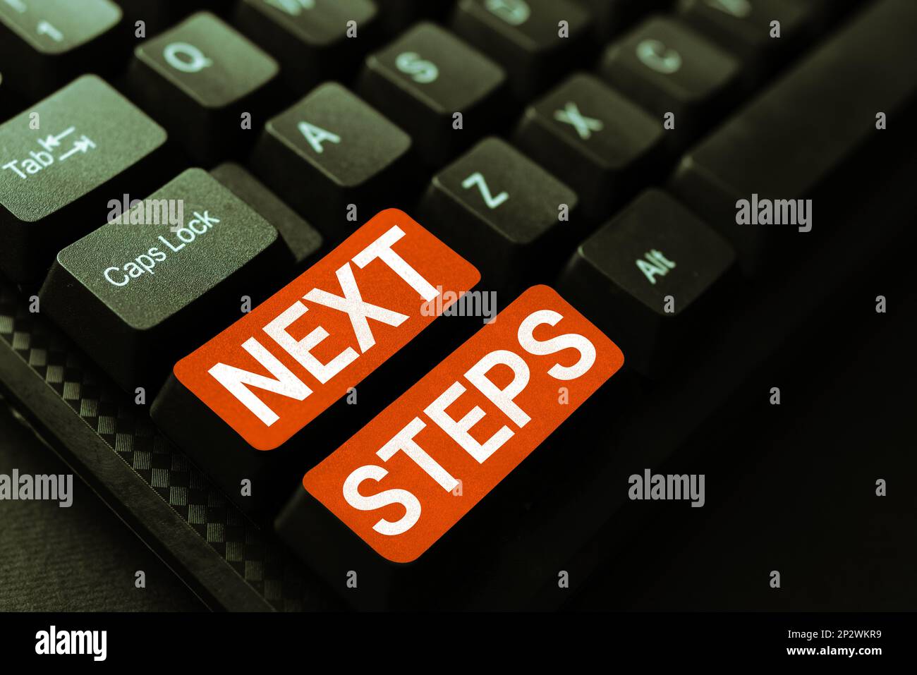 Hand writing sign Next Steps. Business idea numper of process going to ...