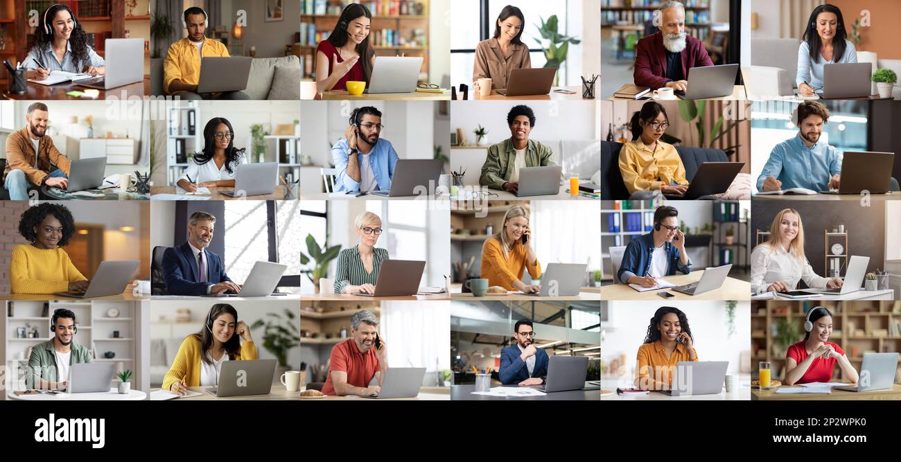 Entrepreneurs collage hi-res stock photography and images - Alamy