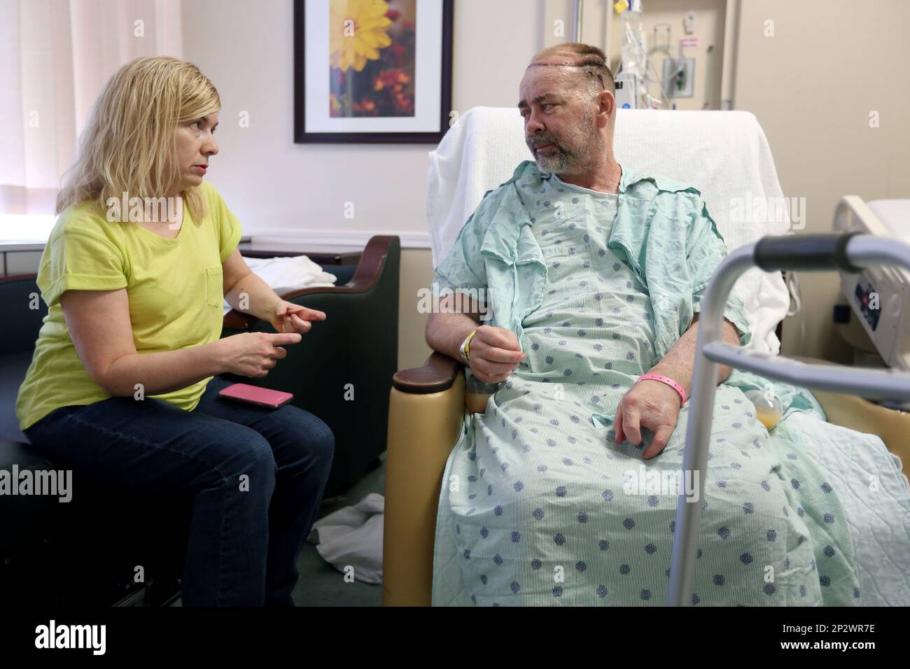 In this photo taken on Wednesday, June 3, 2015, Kay Mouser and ...