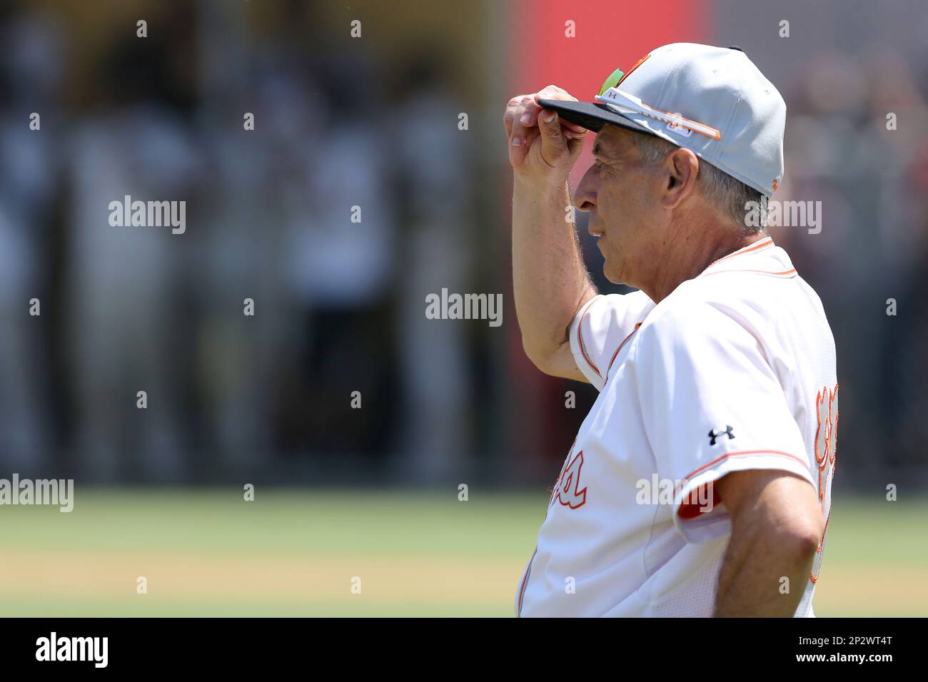 George Washington head coach Steve Mandl is seen against James Monroe ...