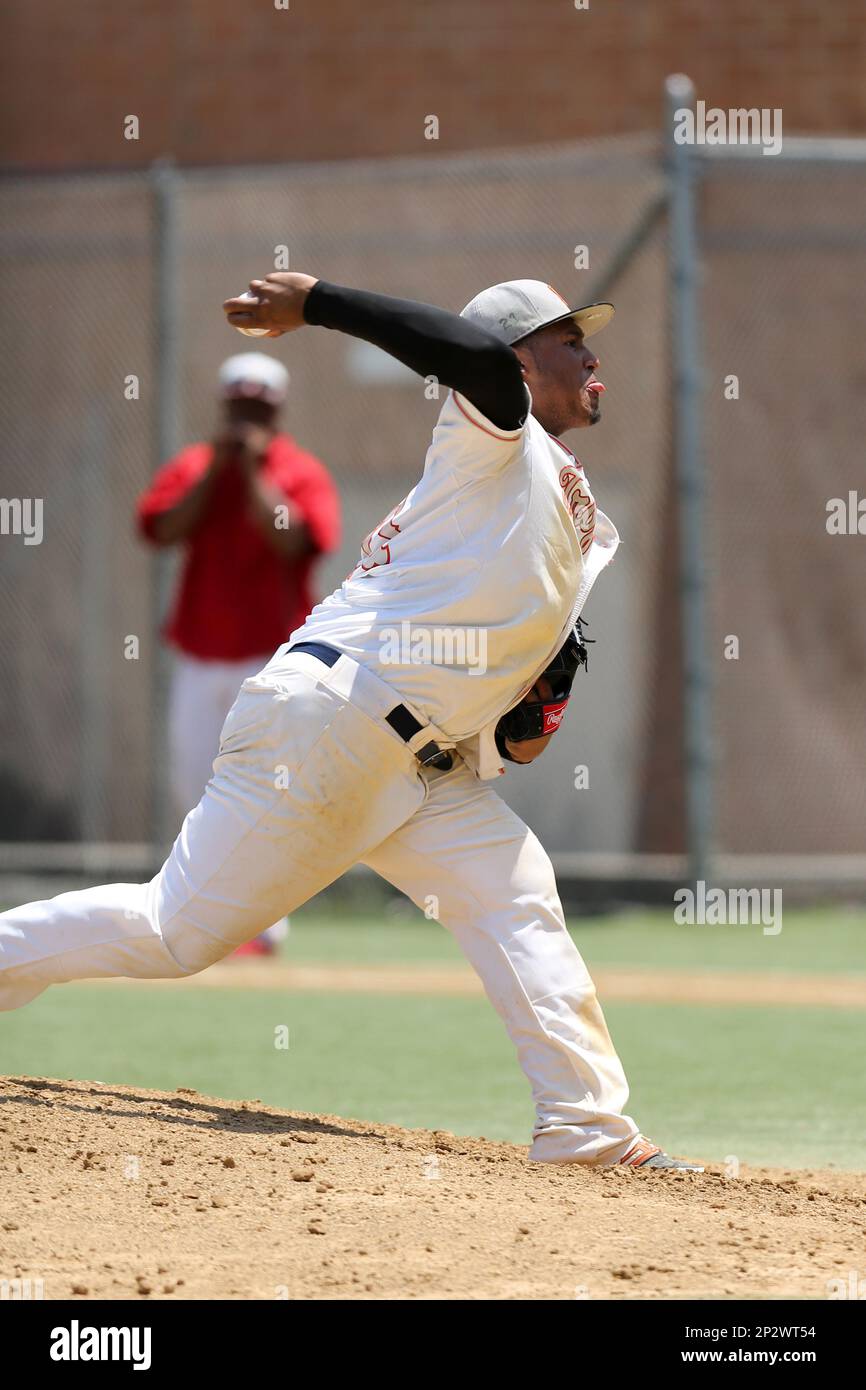 George Washington's Wesley Rodriguez #21 in action against James Monroe ...