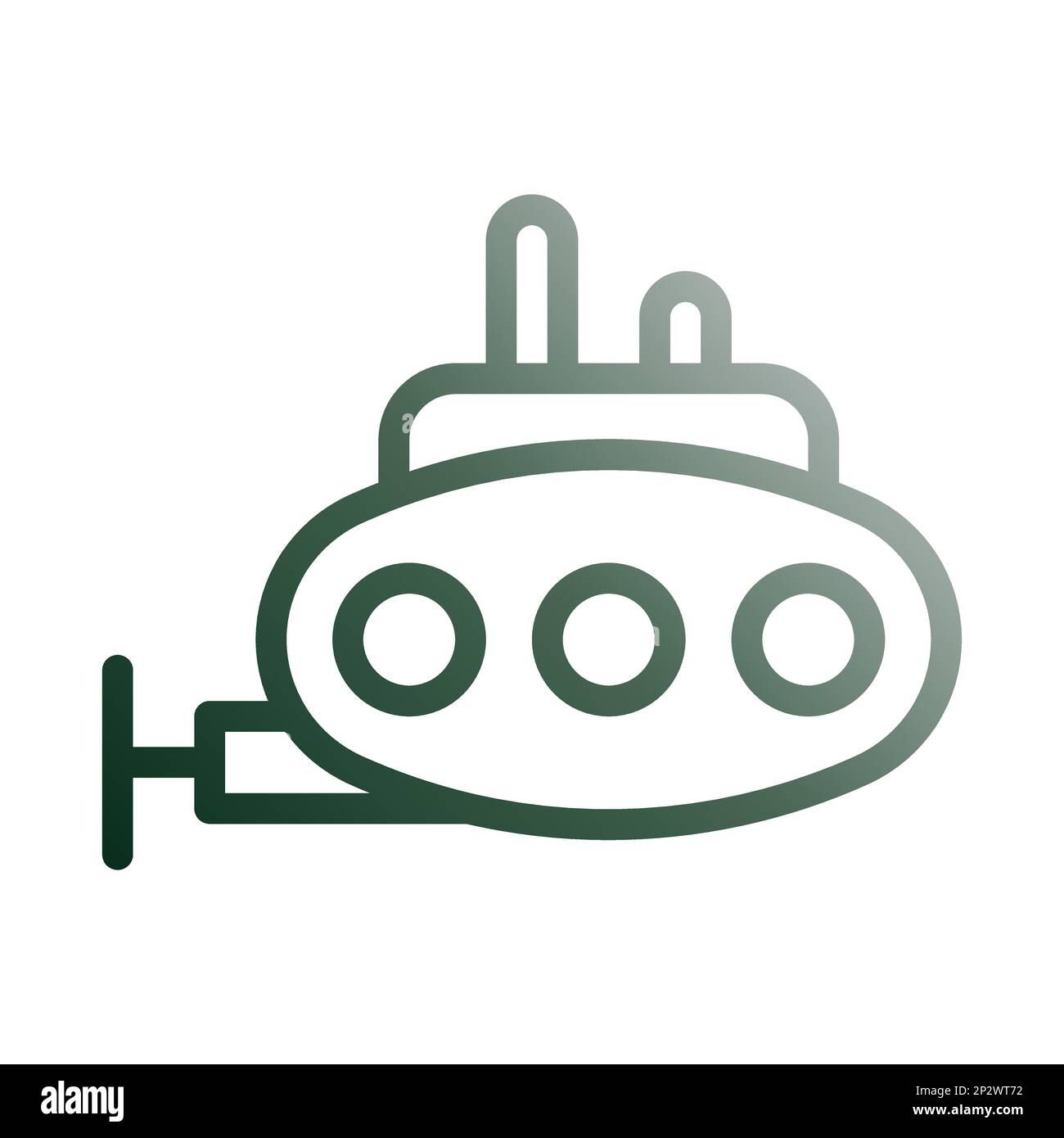 Boat silhouette from underwater Stock Vector Images - Alamy