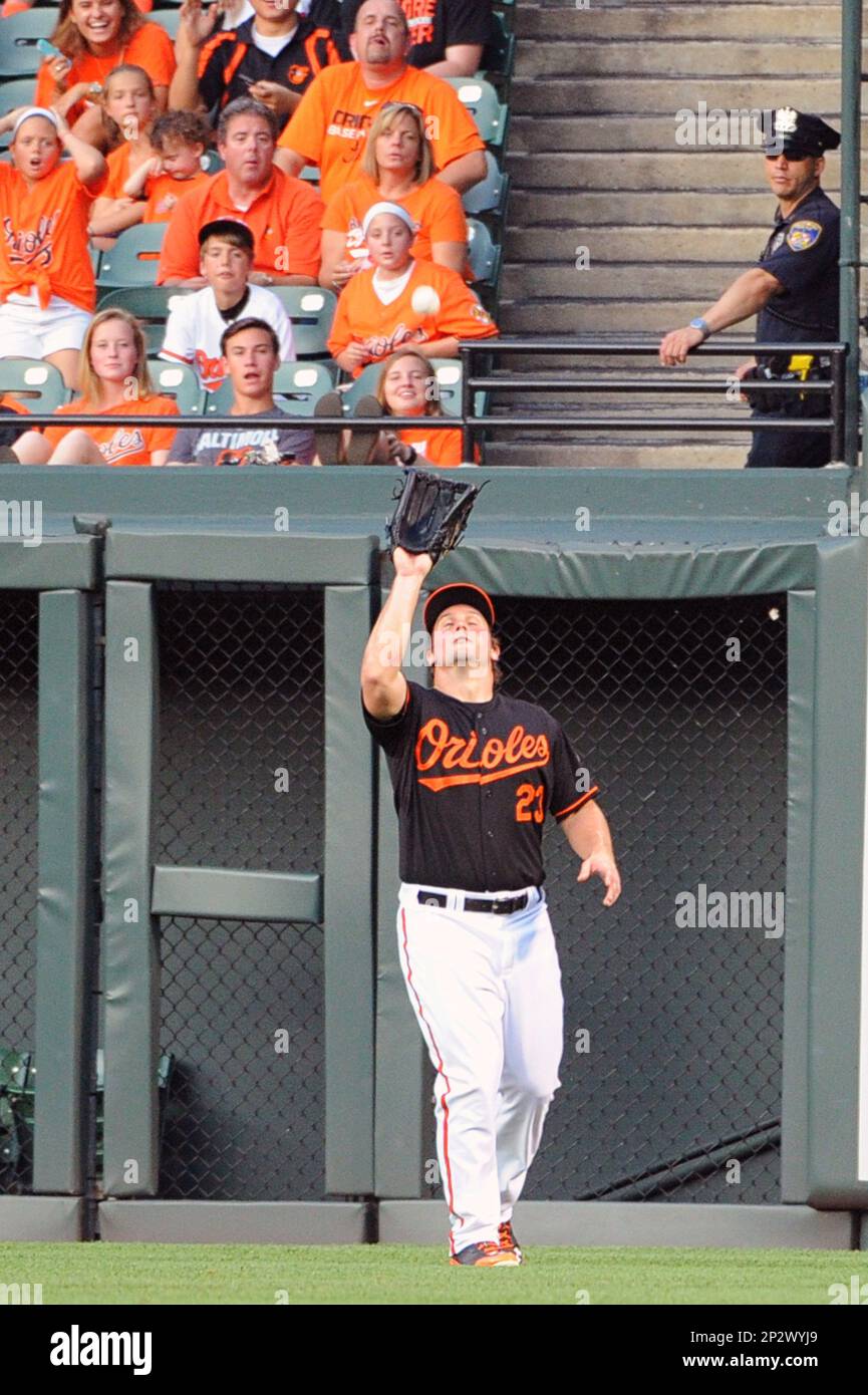 29 May 2015: Baltimore Orioles right fielder Travis Snider (23) in ...