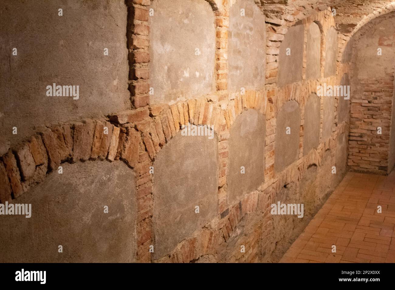 The crypt in the Church at the top of the Hill Stock Photo - Alamy