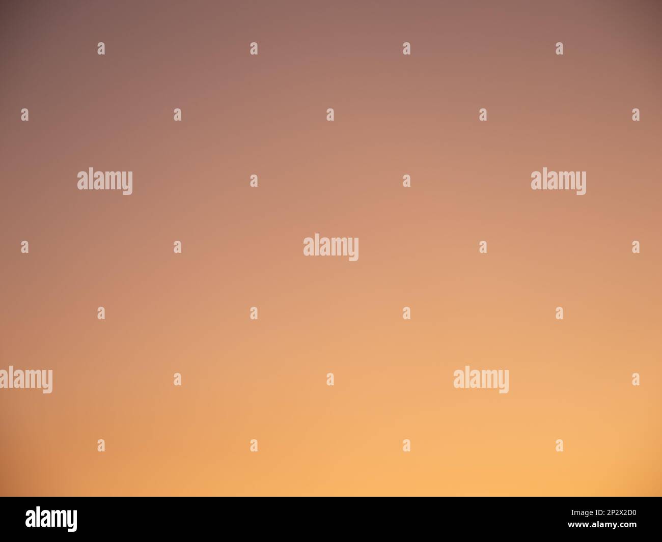 Orange sunset sky background. Natural color gradient in the clear sky ...