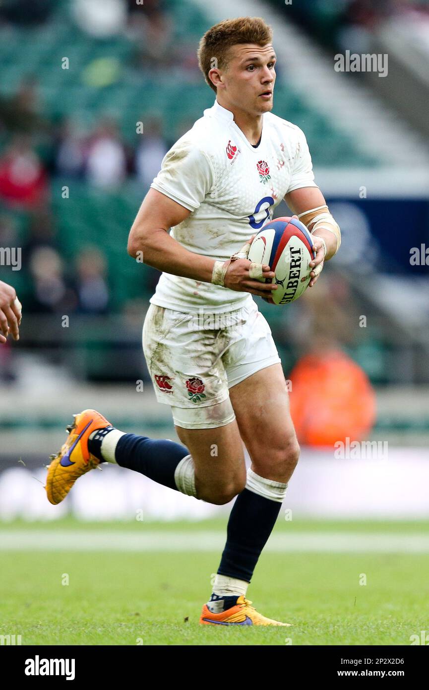 May 31, 2015 - London, United Kingdom - England's Henry Slade (Exeter ...