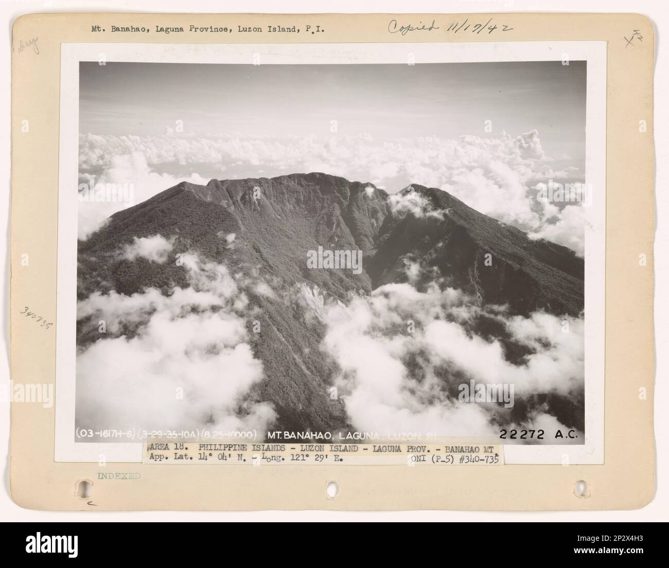 Philippine Island - Luzon Island, Aerial Photograph Stock Photo - Alamy