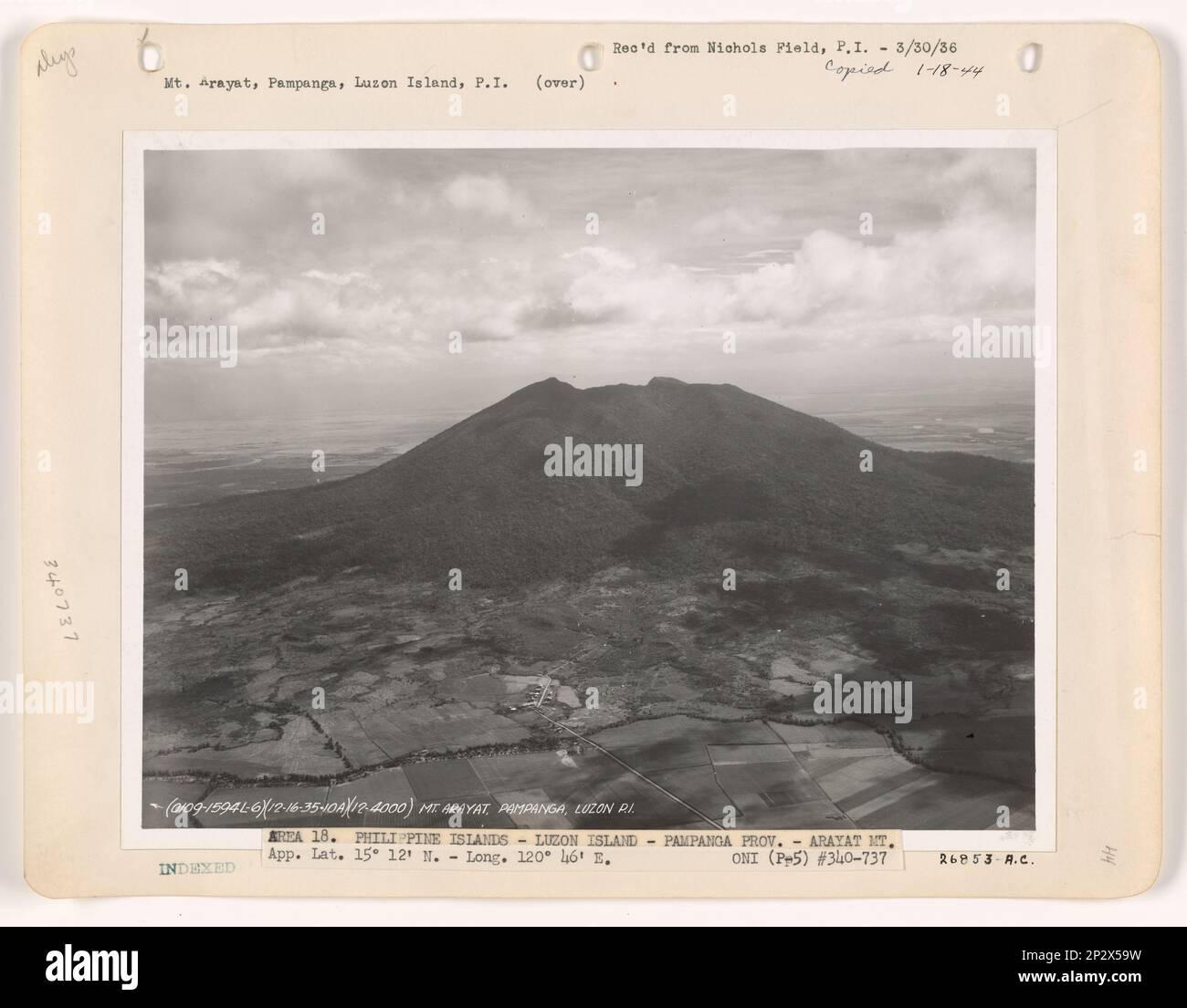 Philippine Island - Luzon Island, Aerial Photograph Stock Photo - Alamy