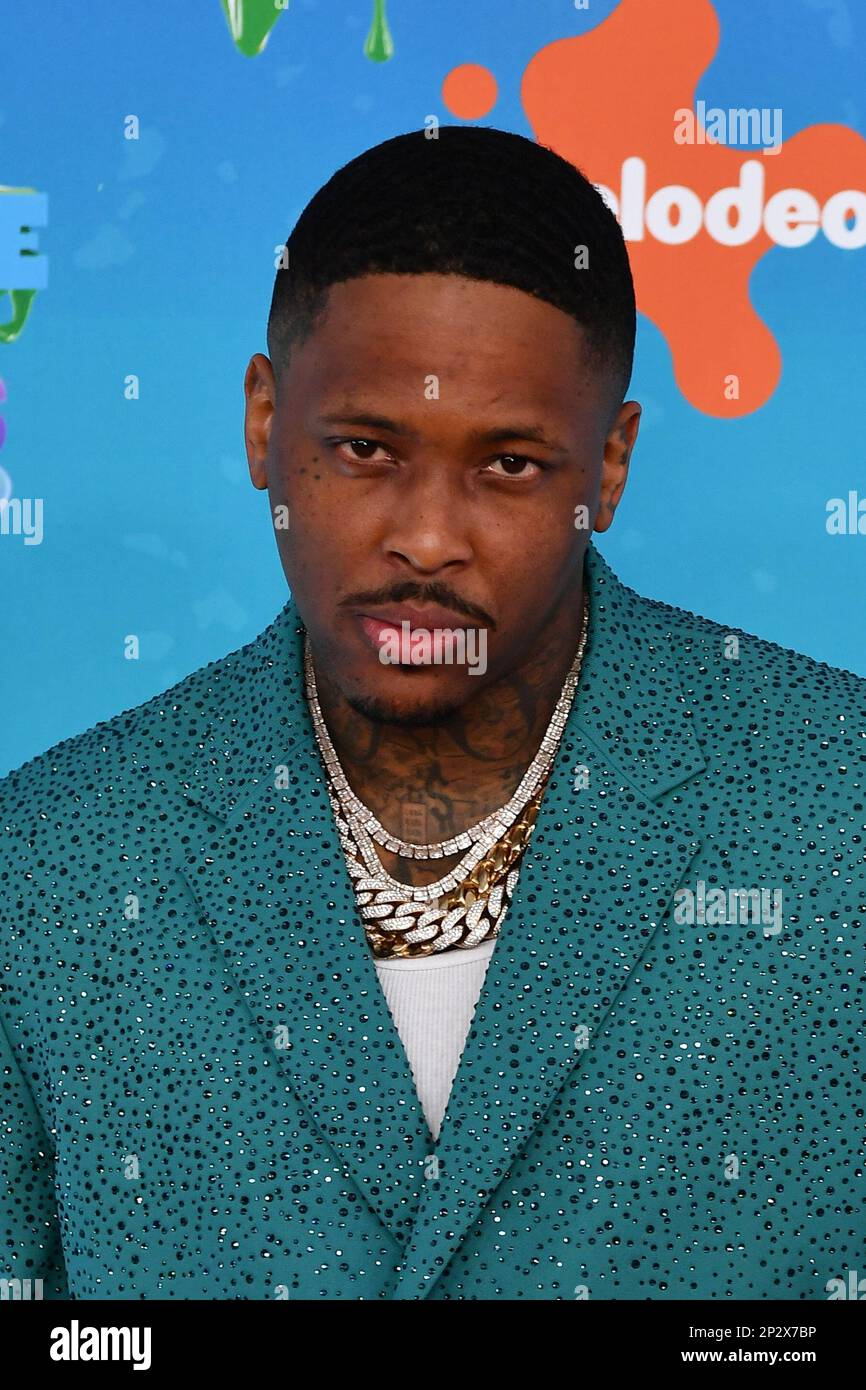 YG attends the 2023 Nickelodeon Kids' Choice Awards at Microsoft ...
