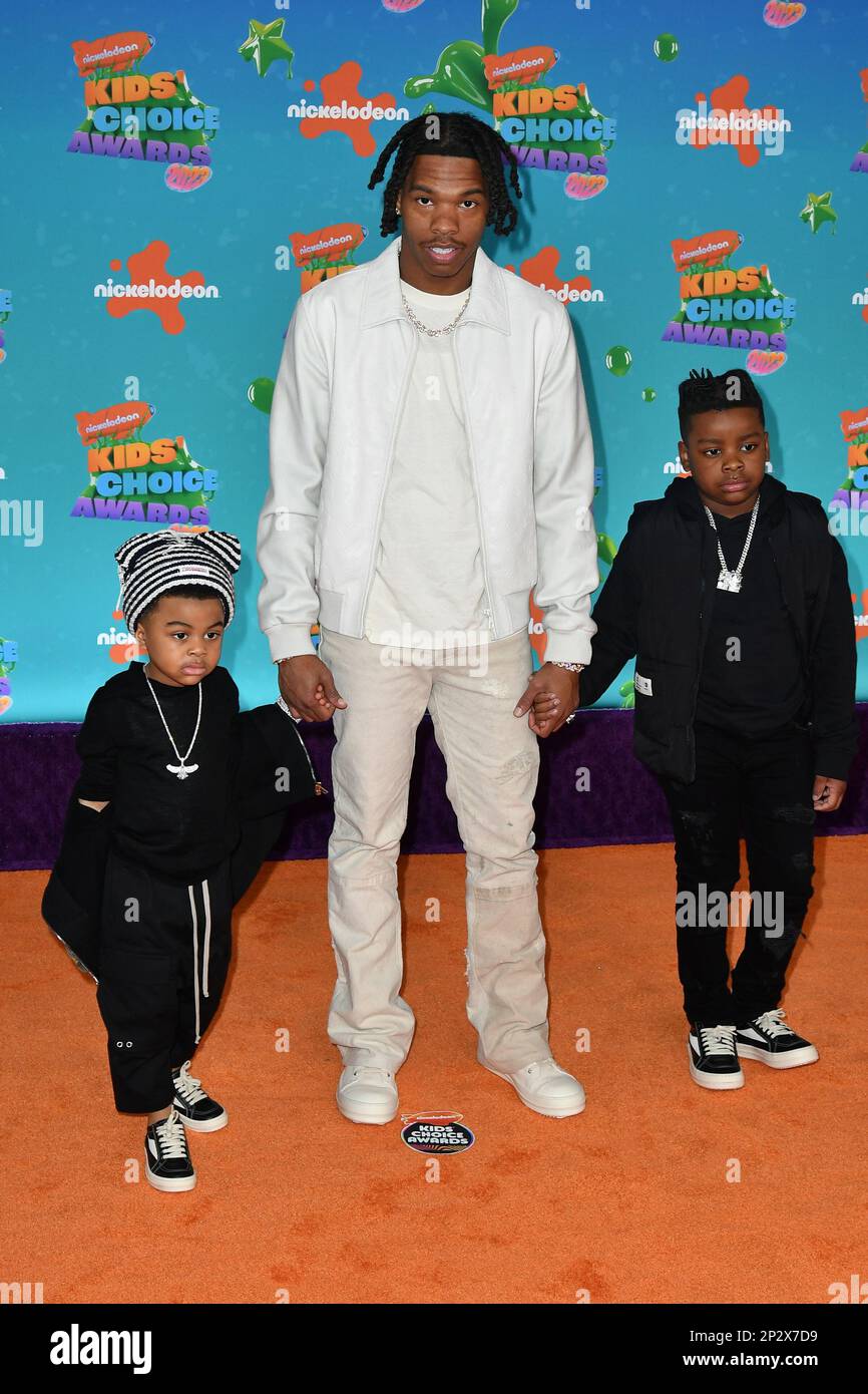 Loyal Jones, Lil Baby, Jason Jones attend the 2023 Nickelodeon Kids ...