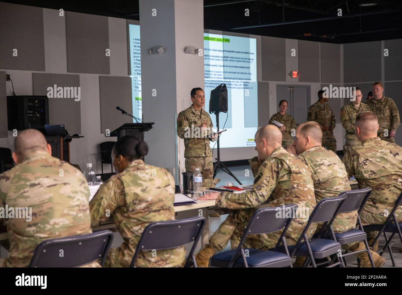 Maj. Sumalindinie Serion, support operations officer for 548th Division ...