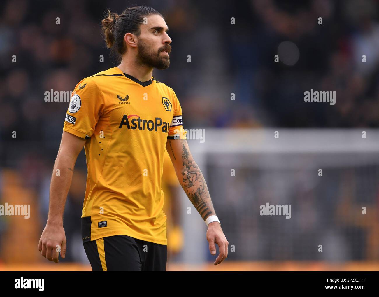 Wolverhampton, England, 4th March 2023. Ruben Neves of Wolverhampton ...