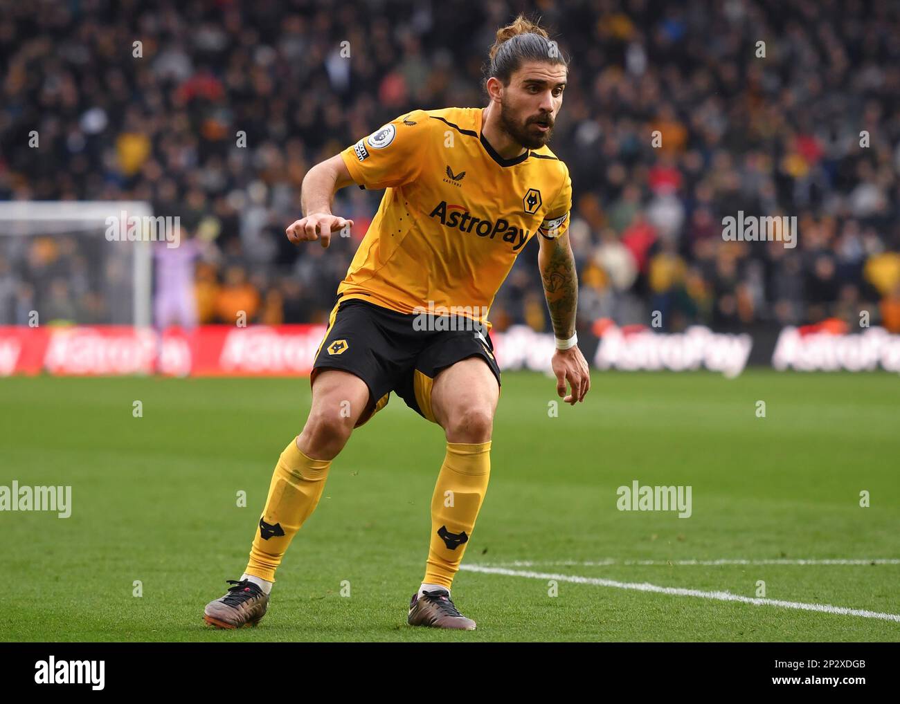 Wolverhampton, England, 4th March 2023. Ruben Neves of Wolverhampton ...