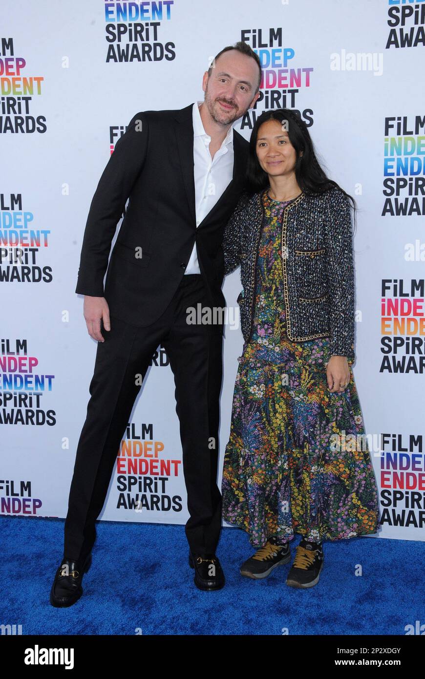 Santa Monica, CA. 4th Mar, 2023. Chloé Zhao, Nicolas Gonda at arrivals ...