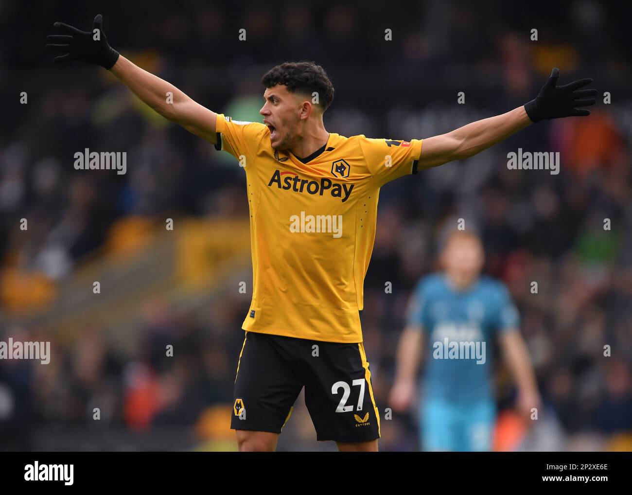 Wolverhampton, England, 4th March 2023. Matheus Nunes of Wolverhampton ...