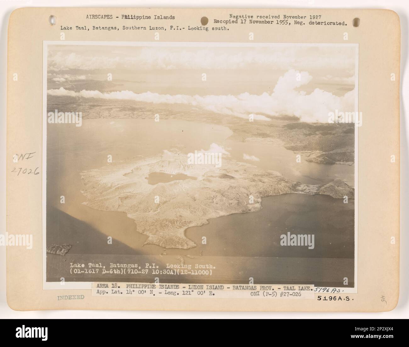 Philippine Island - Luzon Island, Aerial Photograph Stock Photo - Alamy