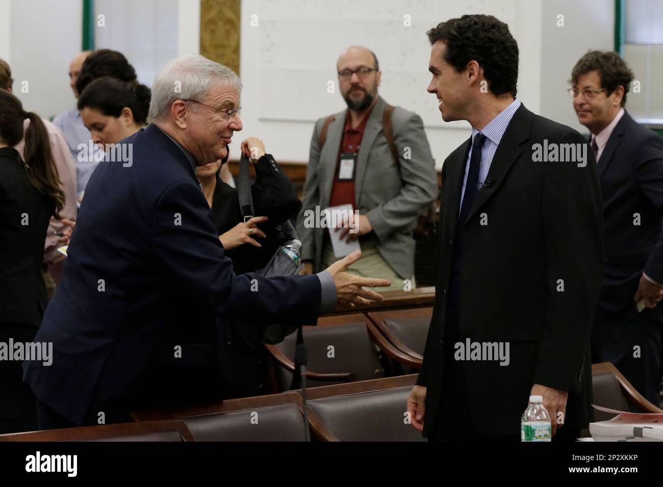 Steven Wise, left, president of the Nonhuman Rights Project, and ...