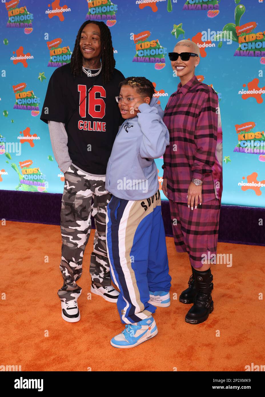 Wiz Khalifa, from left, Sebastian Taylor Thomaz, and Amber Rose arrive ...