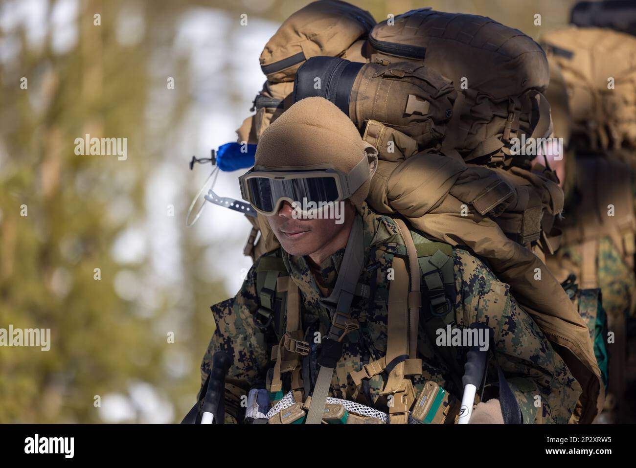A U.S. Marine with 2d Battalion, 8th Marine Regiment, 2d Marine ...